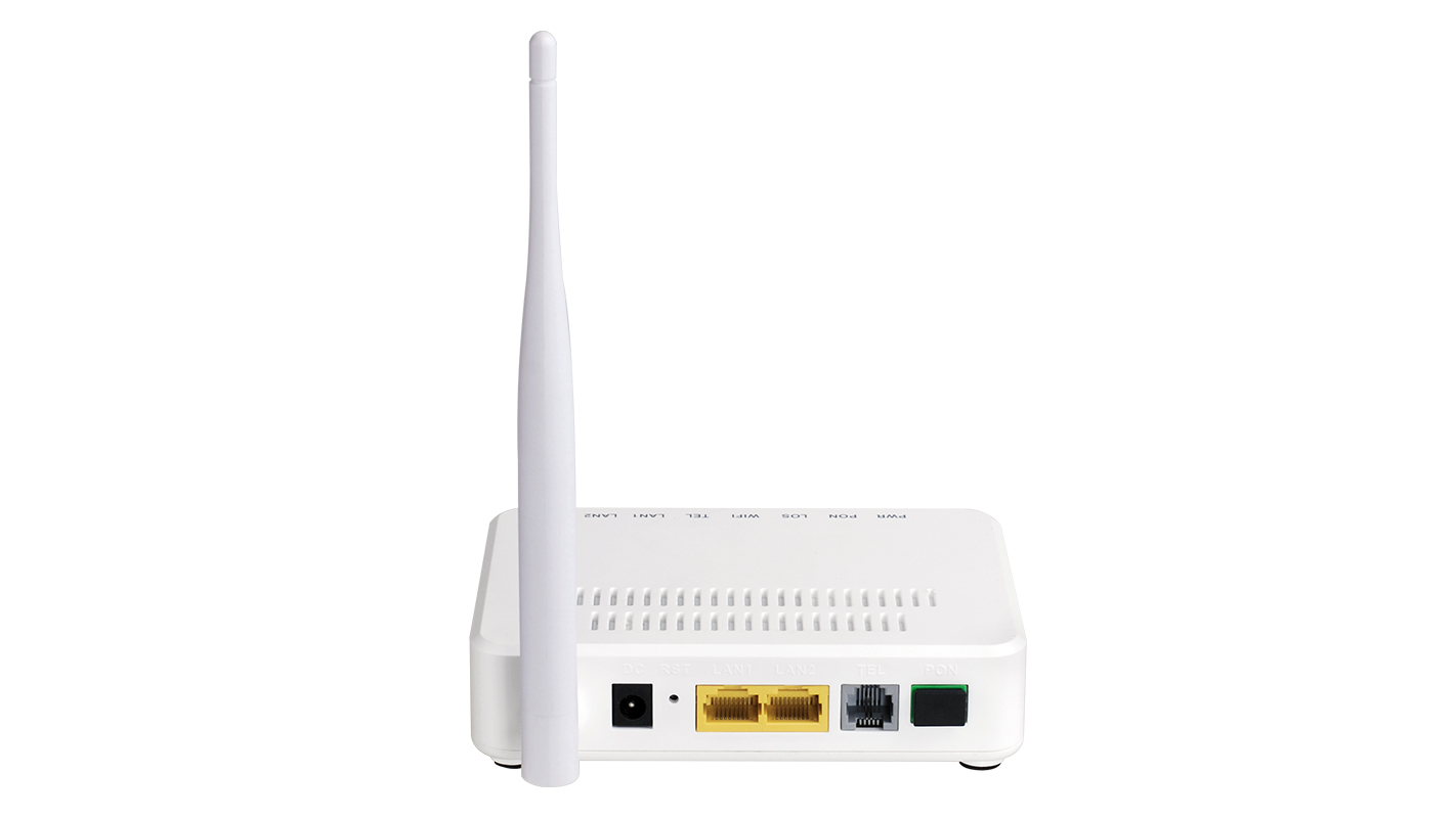 Fiber Network ONT Gigabit ONU Device GEPON 1Ge 1 FE 1 Pots WIFI 802.11b ...