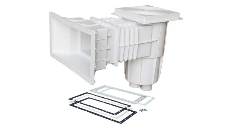 Wide Mouth Skimmer With Extended Throat For Liner Pool
