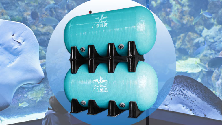 Poolking Horizontal Sand Filter From 1200~3000mm For Olympic Pools