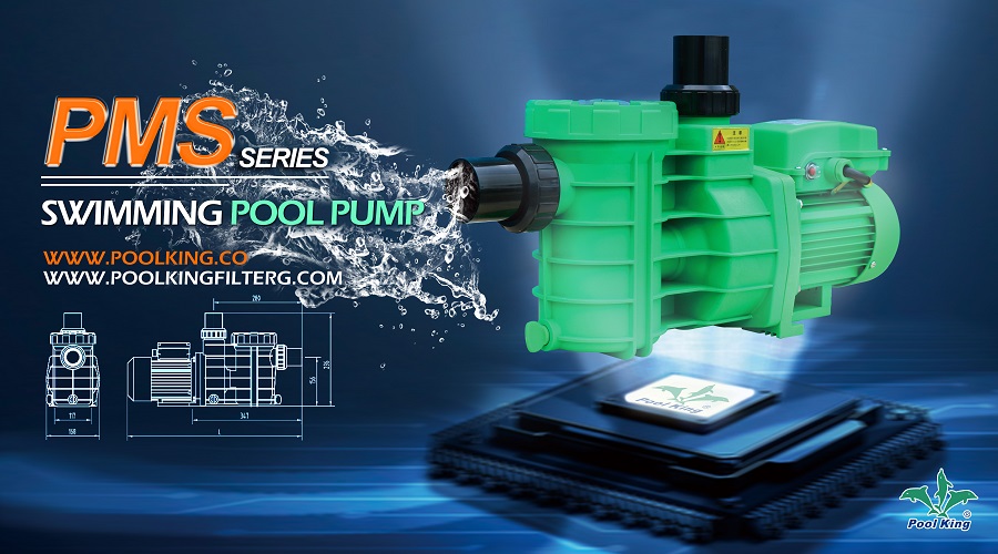 Poolking's large self-priming pool pump