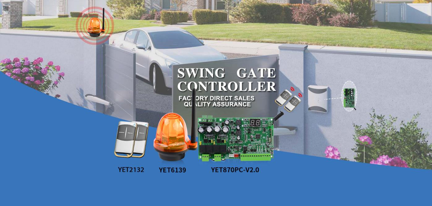 Control Board for Swing Gate 24V AC Double Door Motor Controller | Yet ...