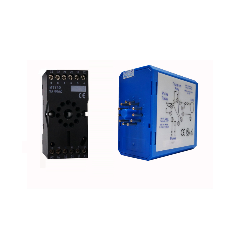 YET-PD182 One Channel Vehicle Loop Detector Car Park Barrier Inductive ...