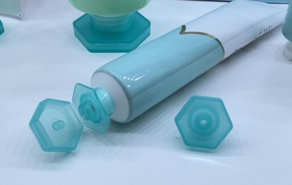 Auber New! The hexagonal flip top cap for squeeze tubes