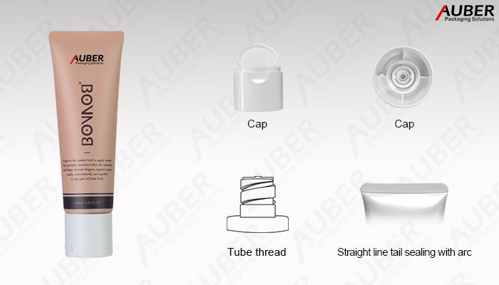 Auber Packaging D40mm Light Blue Face Wash Container | Auber Packaging