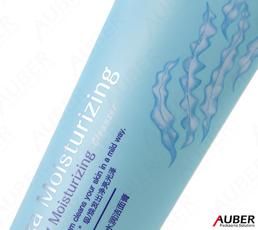 Auber Packaging D40mm Light Blue Face Wash Container | Auber Packaging