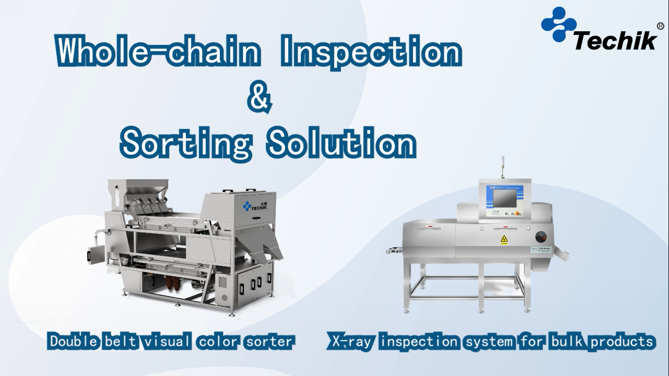 Techik Walnut Optical Color Sorter and Food X-ray Inspection Machine ...