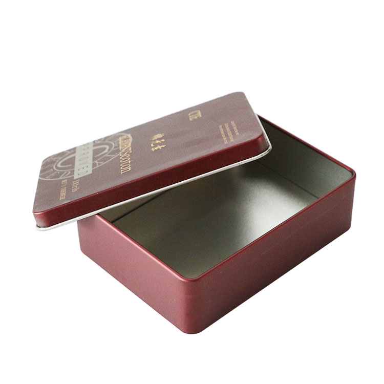 Customized Printing Rectangular Metal Storage Cases Tin Box Wholesale ...