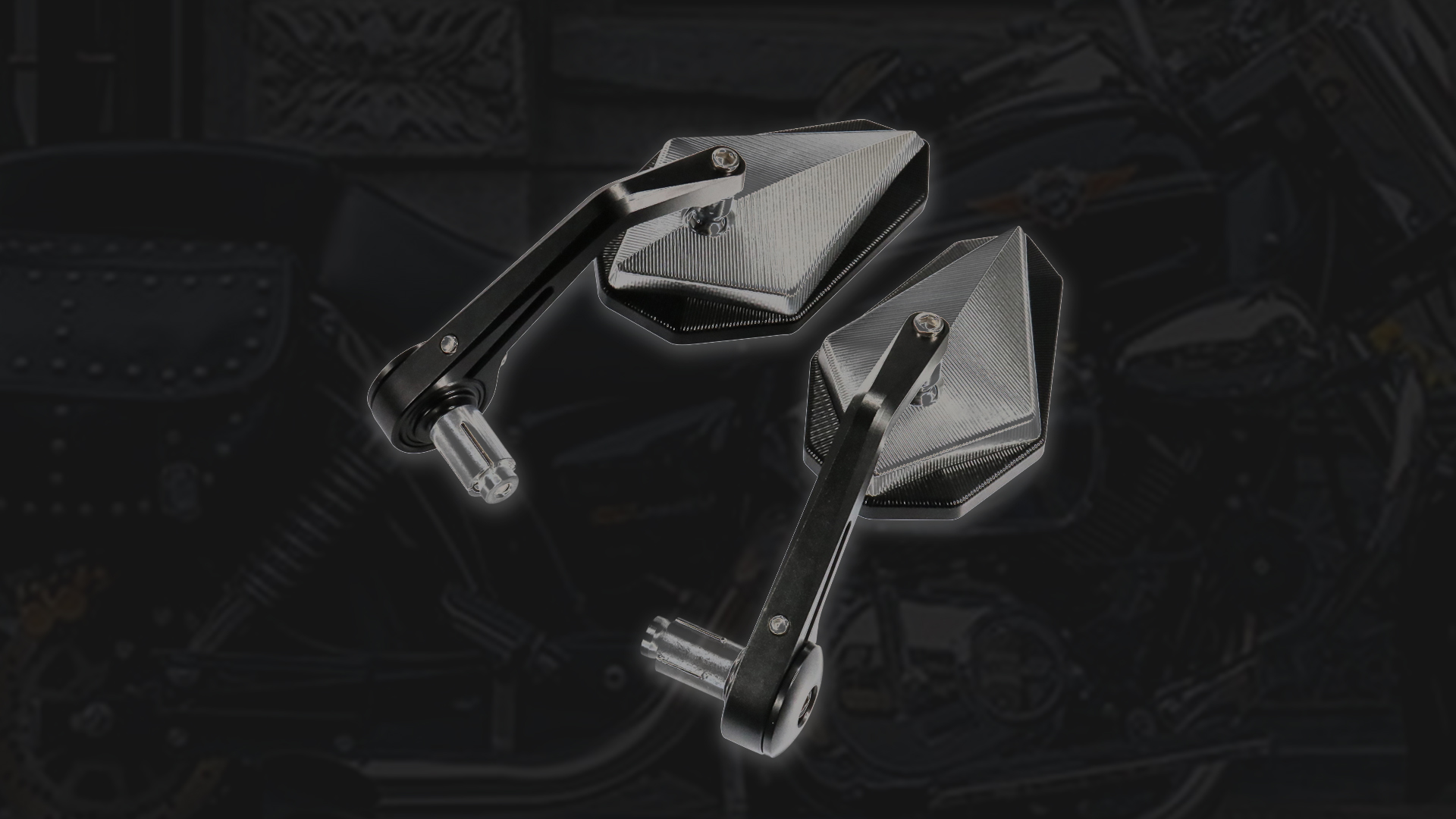 New Arrivals 7 8 22mm Retro Cnc Aluminum Side Mirror Motorcycle Hand