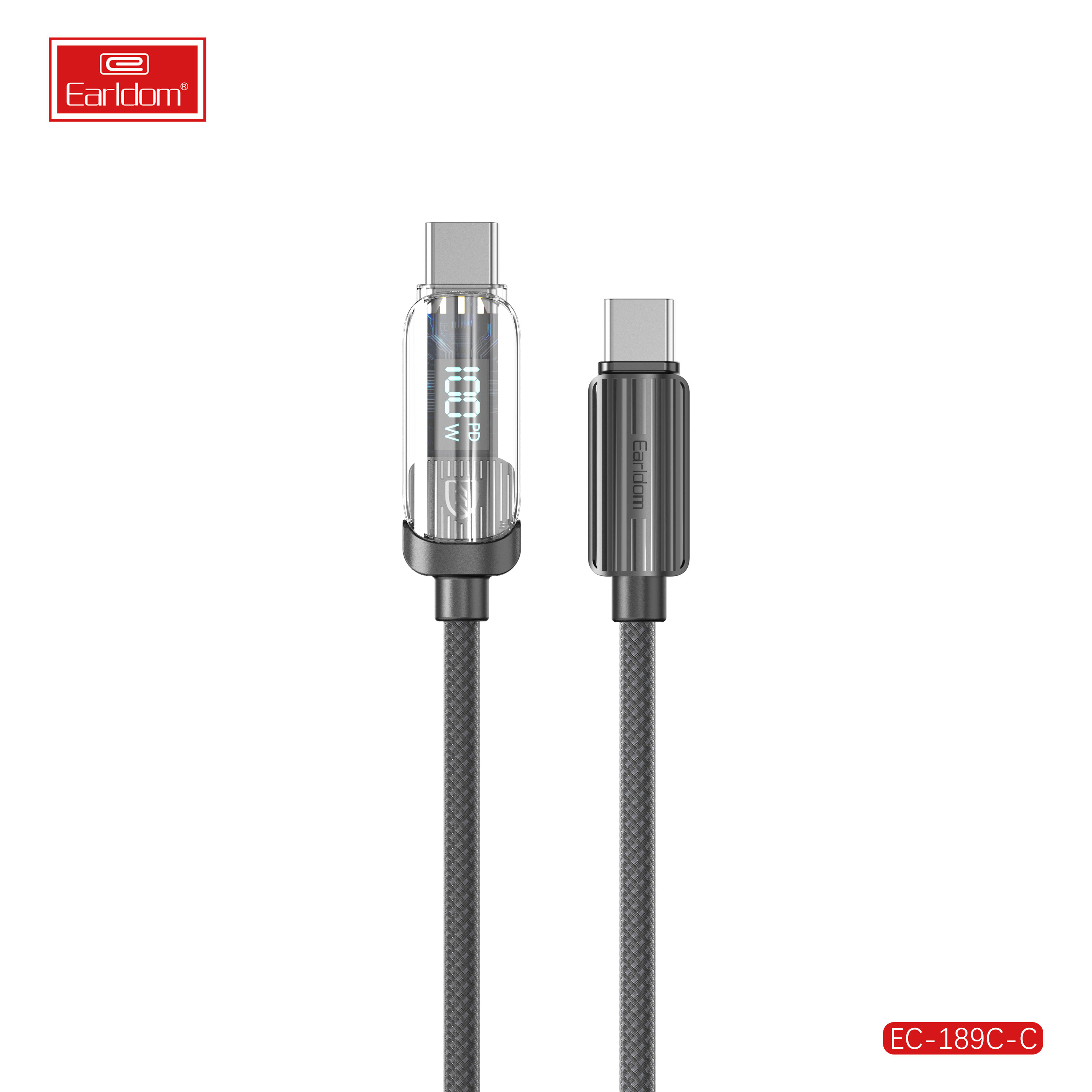 PD20W Transparent data cable 100W Super Fast Charge typec cable is ...