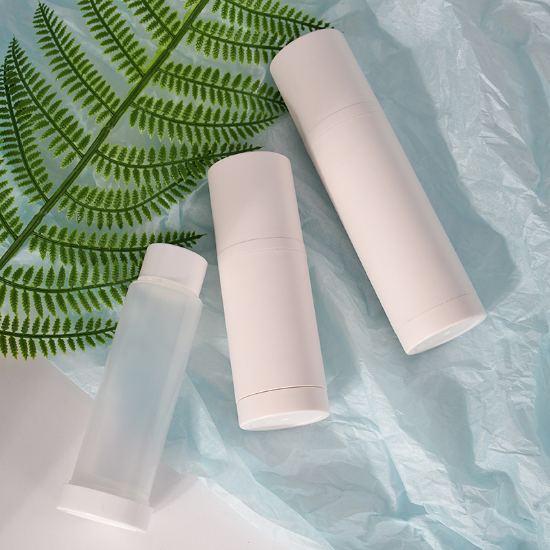 Luxury Empty PP 30ml 50ml 100ml Double Wall Cosmetic Bottom Lock Twist ...