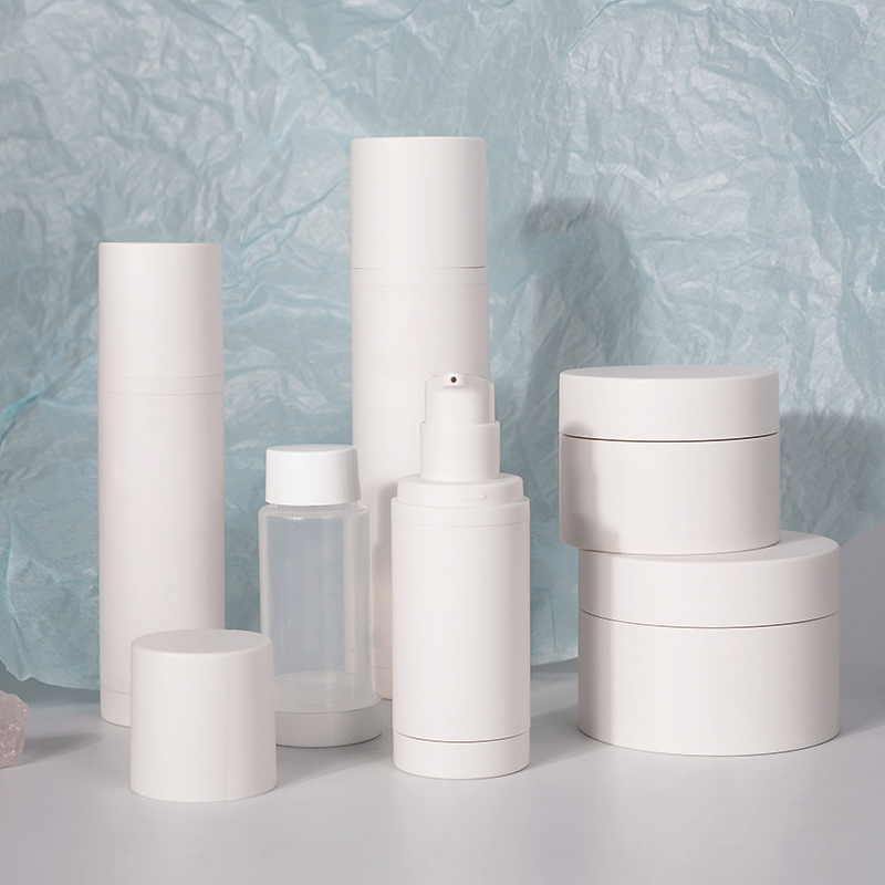 Luxury Empty PP 30ml 50ml 100ml Double Wall Cosmetic Bottom Lock Twist ...