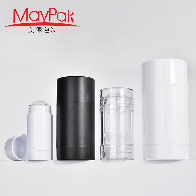 Round Twist Up Salve Plastic Deodorant tube 7g 15g 30g 50g 75g 90g ...