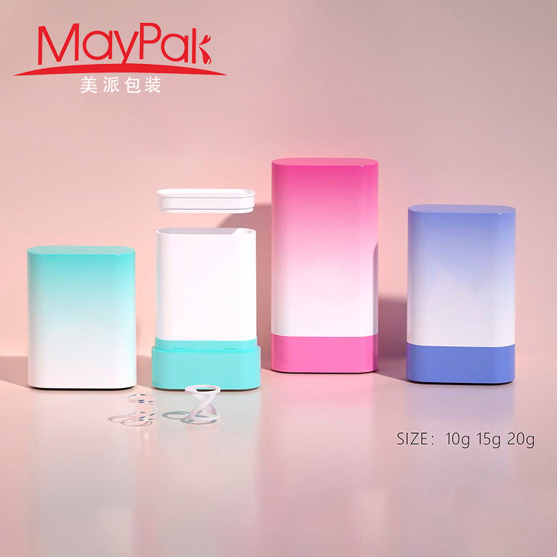 Luxury Empty 50g Plastic ABS Cosmetic Round Twist up Gel Deodorant ...