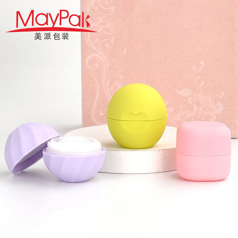 OEM Empty 7g Round Ball Shape Lip Balm Packaging Lip Balm Ball ...