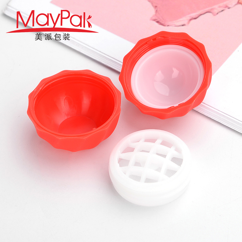 Custom Design 7g egg shape Round Cosmetic Lip Balm Ball Packaging ...