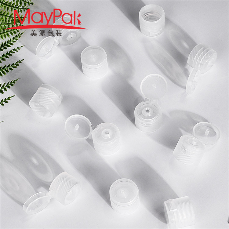 Manufacturers Custom 18/410 20/410 24/410 28/410 Plastic PP Ribbed Screw Flip Top Bottle Cap for ...