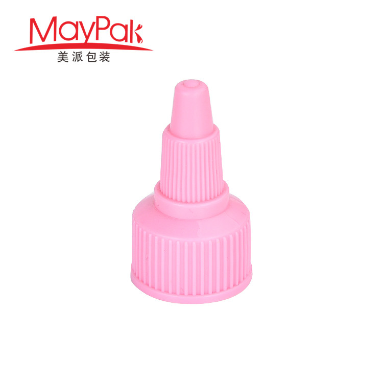 Factory Wholesale 20/410 24/410 Plastic Pointed Mouth Twist Top Cap for ...
