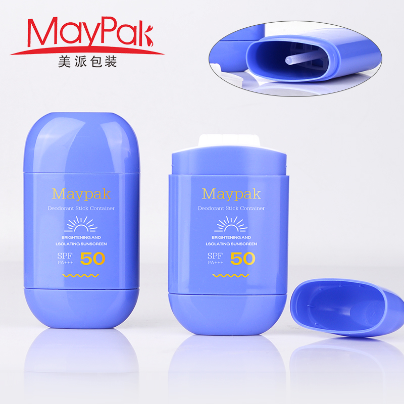 Hot Selling Empty 75ml Plastic Recyclable Replaceable PP Oval Twist Up ...