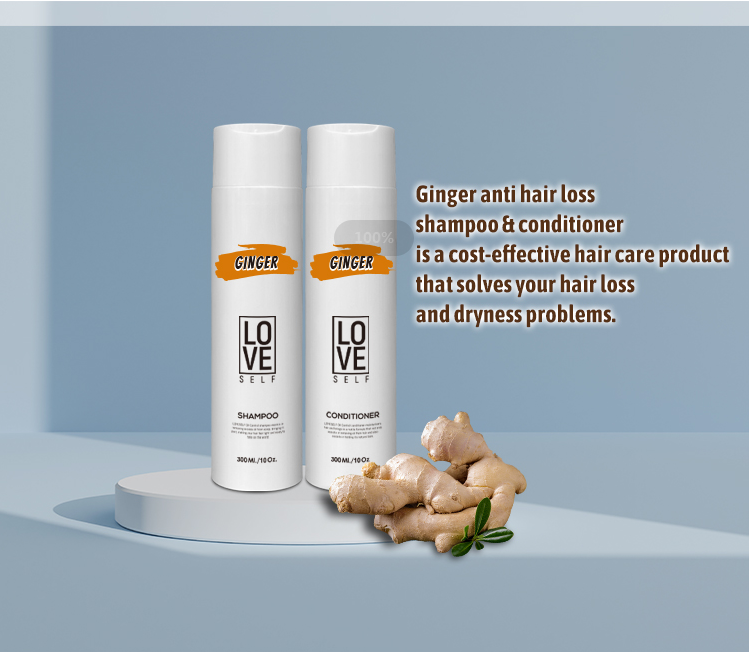 OEM ginger shampoo anti-fall loss hair treatment nourishing oil control ...