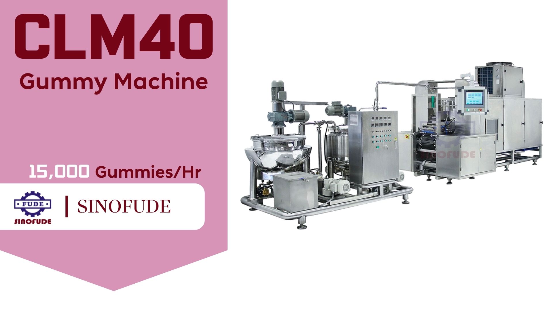 Intro to Gummy candy Oil Coating Machine SINOFUDE