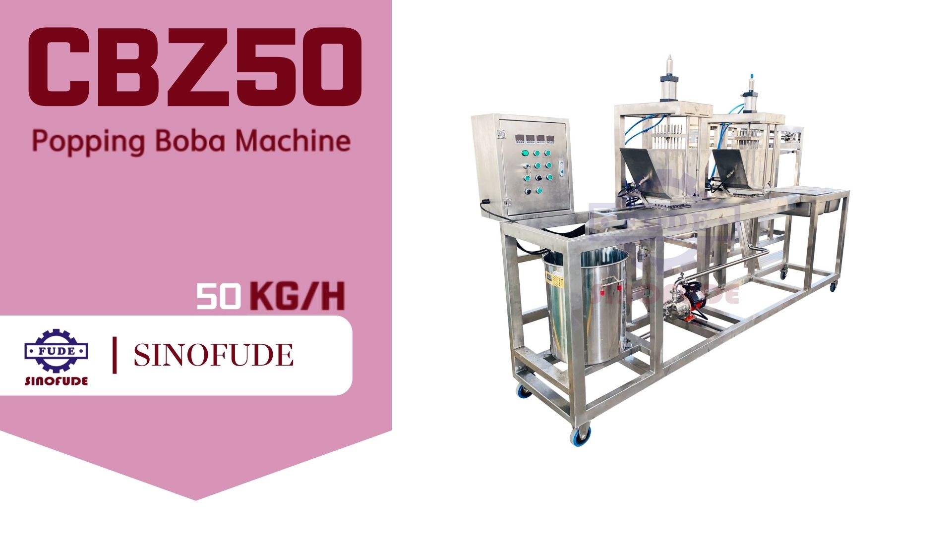 CBZ500 popping boba Production Line