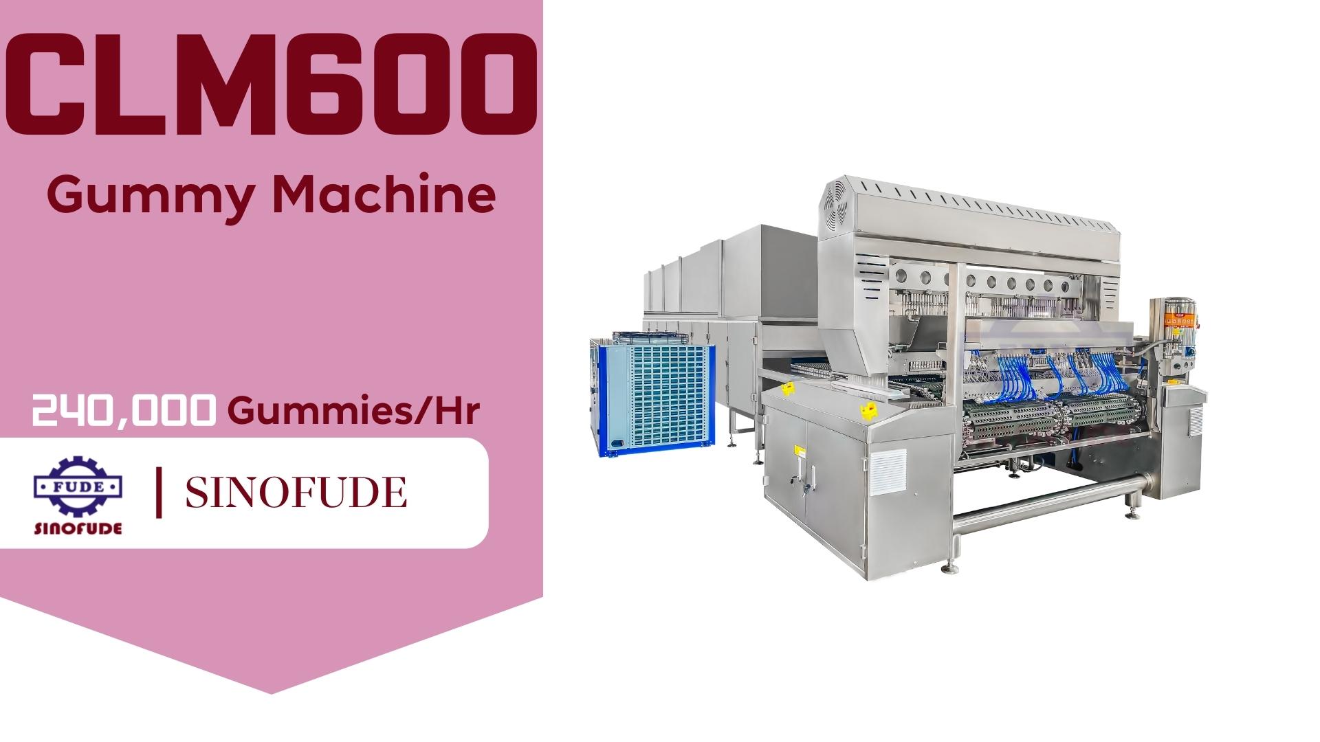 Baby servo control gummy candy machine for experiment | SINOFUDE