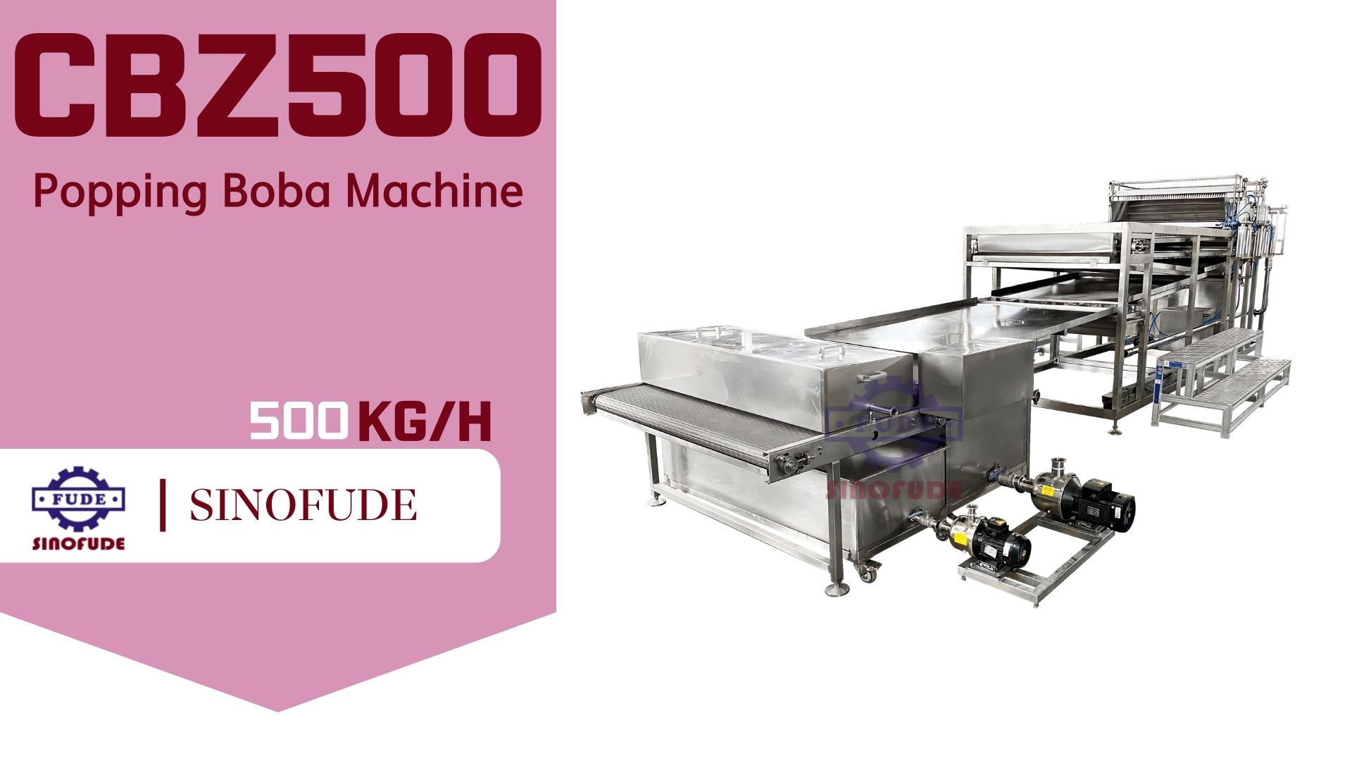 CBZ500 popping boba Production Line