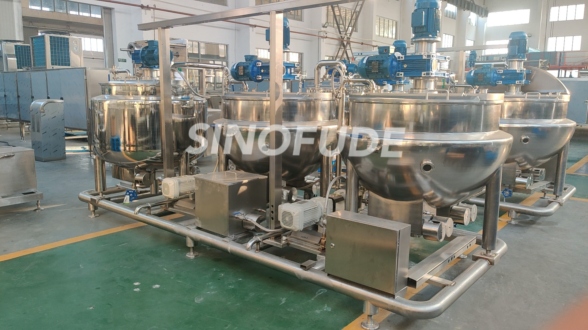 Gummy machine Open Type Cooking Kettles Products | SINOFUDE