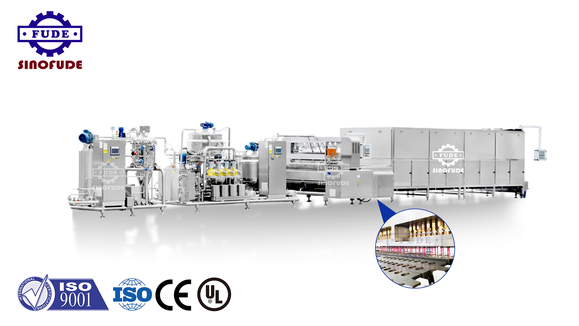 CLM600 gummy candy production line | SINOFUDE