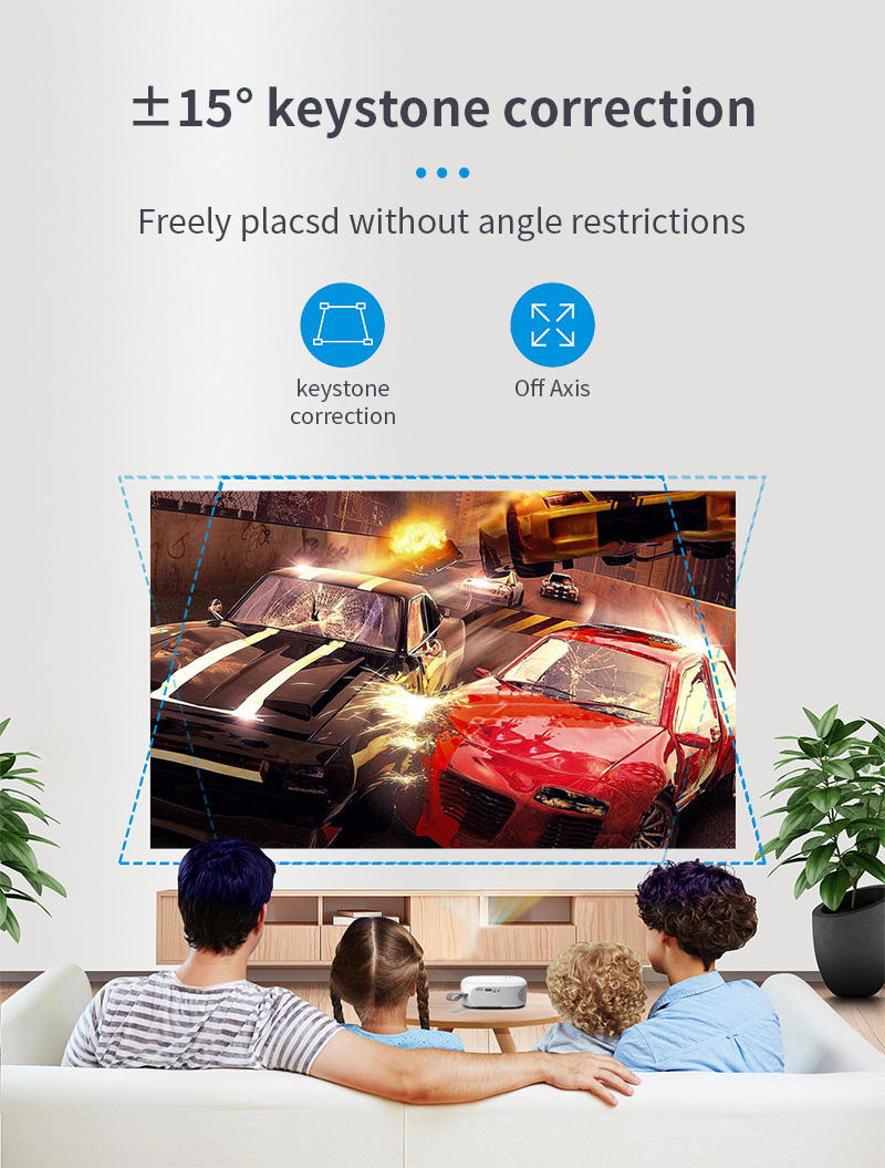 What is 4D keystone correction ? | Volto Projector