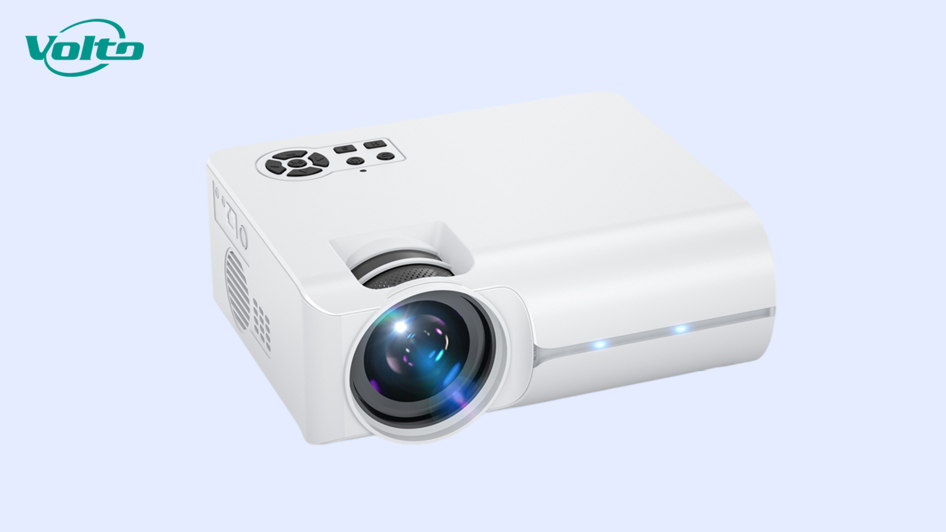 VOLTO Multimedia Projector Fire 505 Support 1080P Smart Home Office Use ...