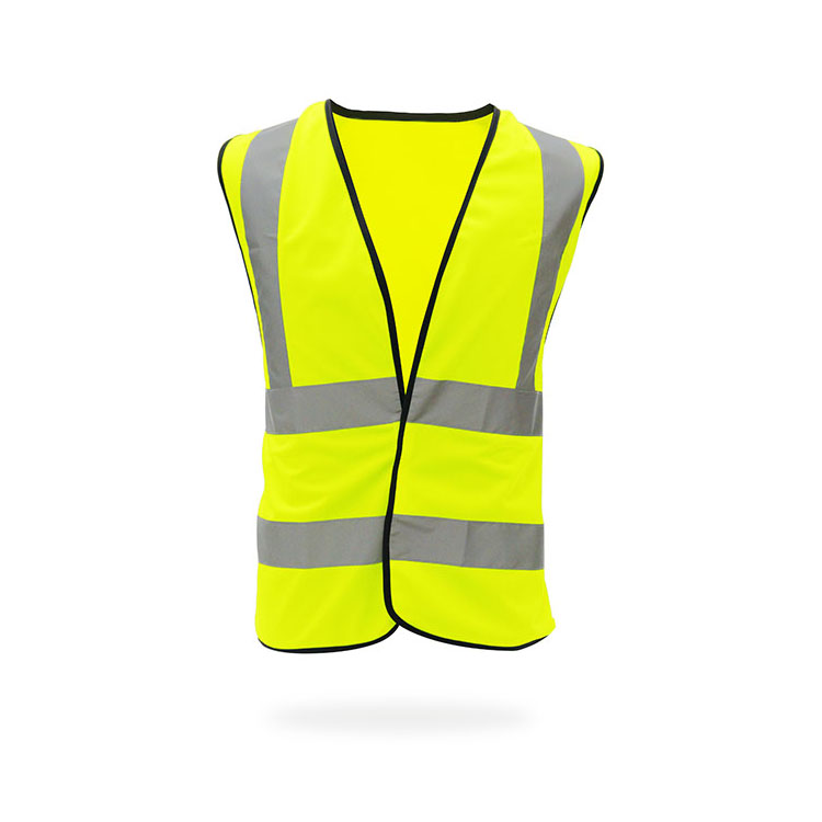 Customizable reflective vest with highlighted reflective stripes