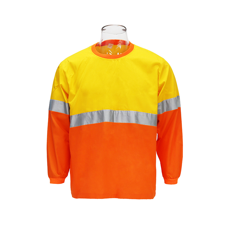 Long sleeve reflective hoodie with reflective strips at elbow and waist ...