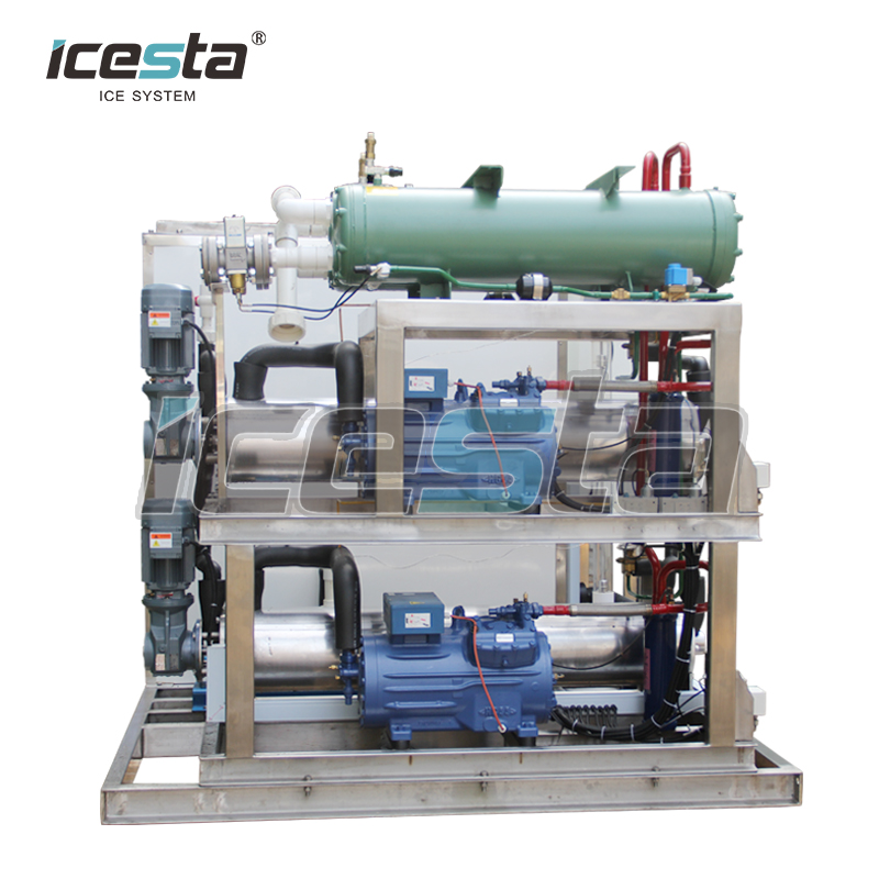 Sea water Slurry ice machine 10 tons best from ICESTA