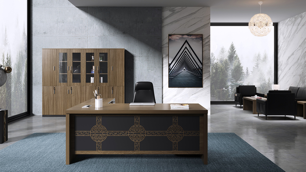 Professional custom production of carved modern design office dedicated ...