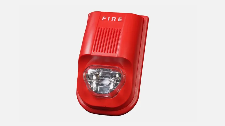 Fire Alarm Strobe Light LED Flashing Light Fire Horn Siren For 12V/24V
