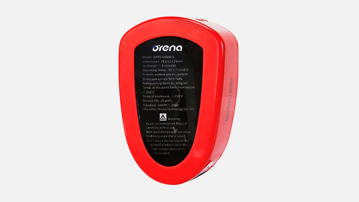 Fixed Fire Extinguisher QRR0.01GWS Company - Orena Fire Alarm