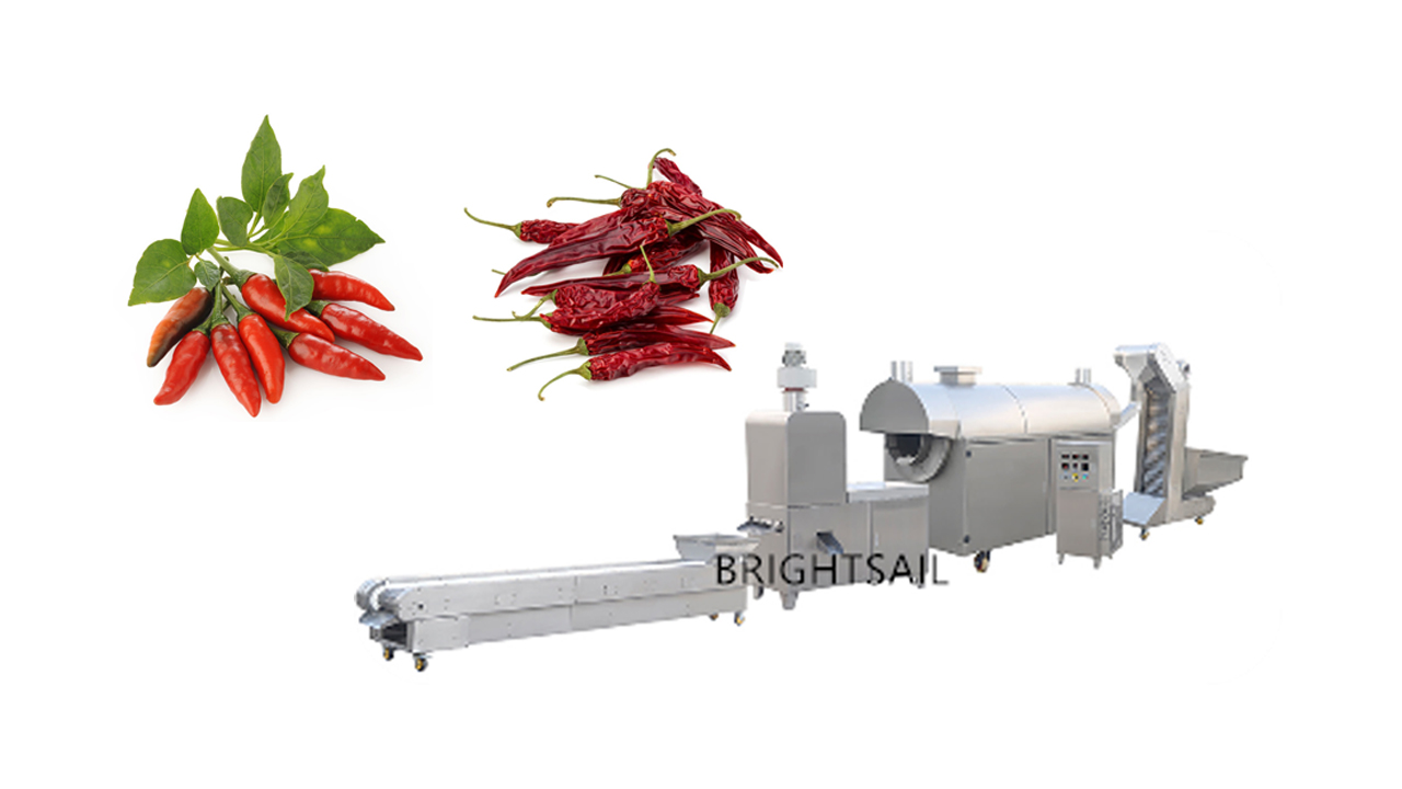 Spice Drying Machine Industrial Food Dryer Machine Chili Roasting Machine