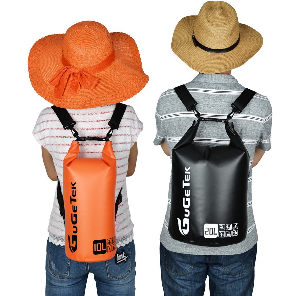 10L Roll Top Pvc Dry Bag Waterproof Backpack For Hiking Camping Drifting