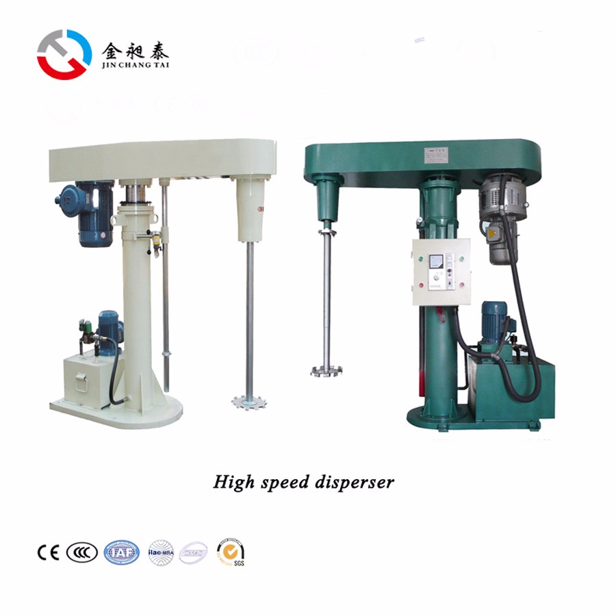 High speed dispersing machine for paint