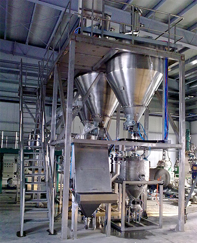 Powder Metering System In Battery Positive and Negative Electrode ...