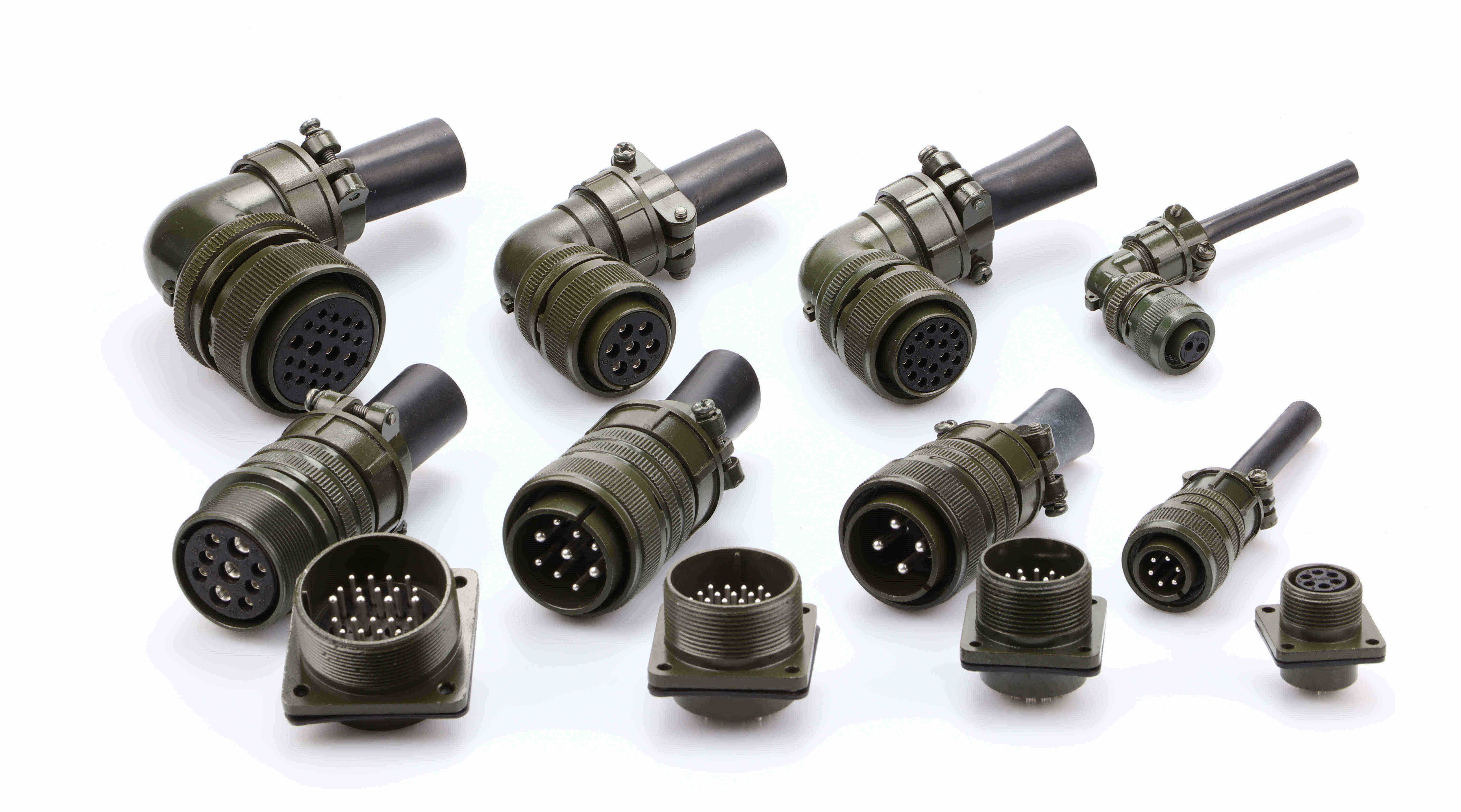 MOCO Various series of industrial military connectors display | MOCO ...