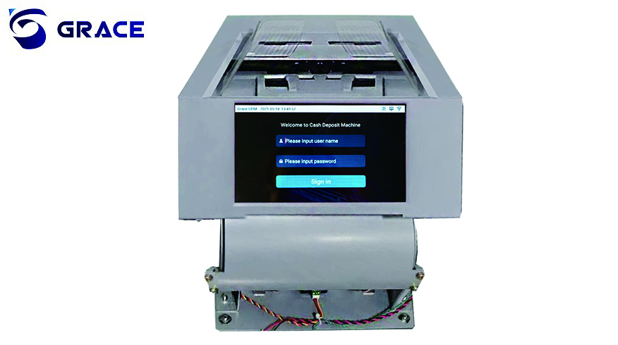 Compact and Optimized Single Pocket Cash Deposit Module Grace GDM50