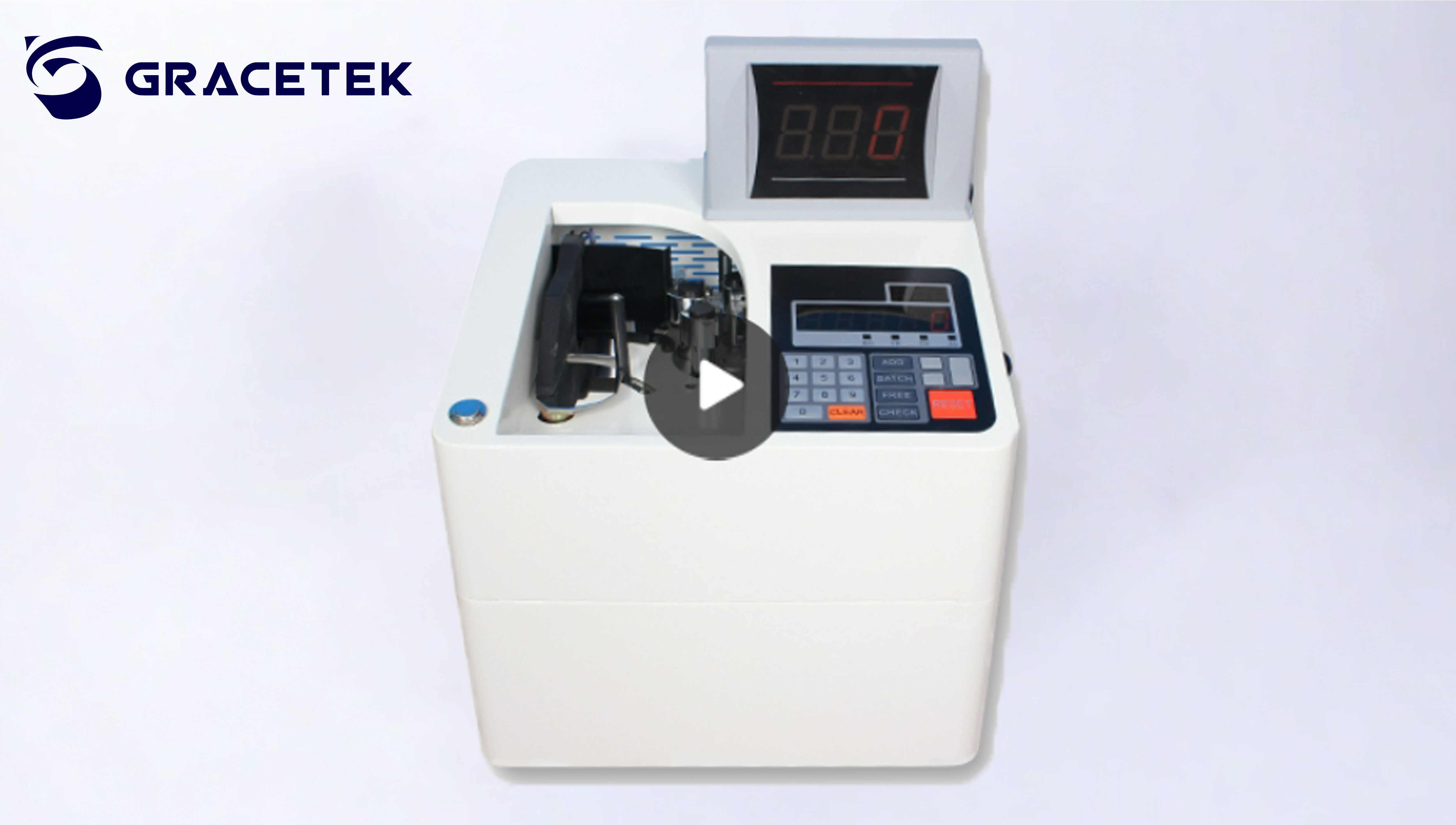 GV450 Vacuum Banknote Counter - GRACE Banknote Counting Machine ...