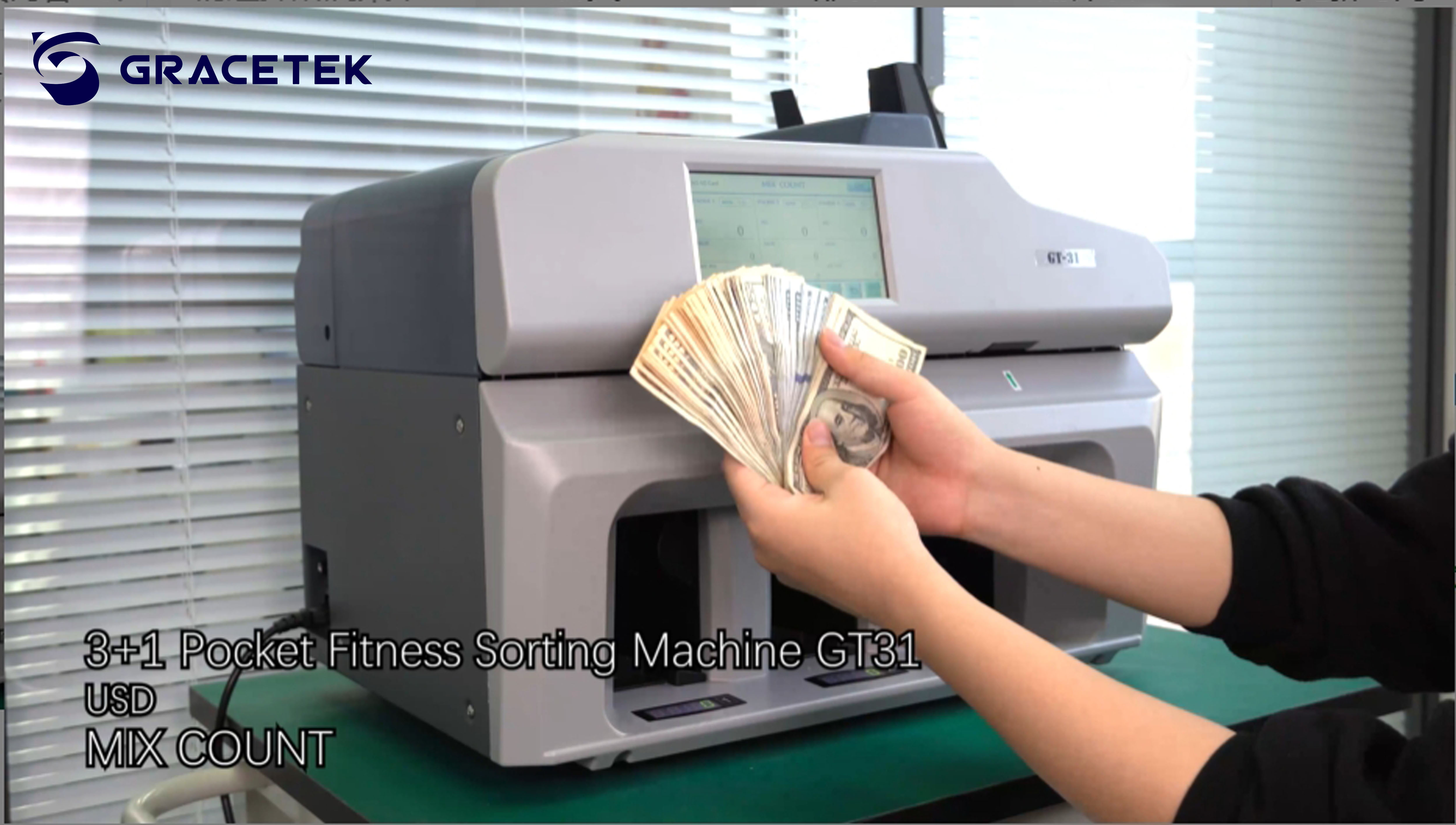 Grace USD Mixed Currency Counting Machine, GT31 Fitness Sorting Machine