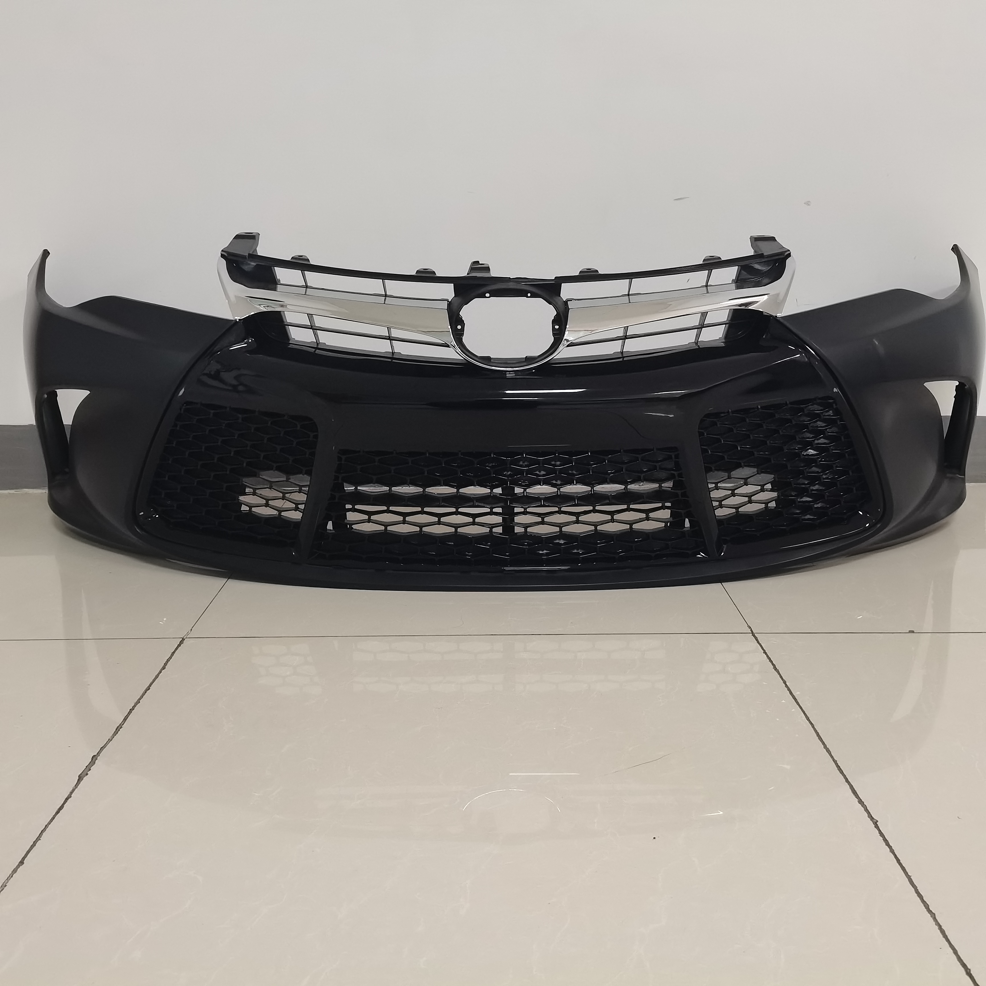 Front Bumper Cover Grille Assembly Kit For 2015 Toyota Camry