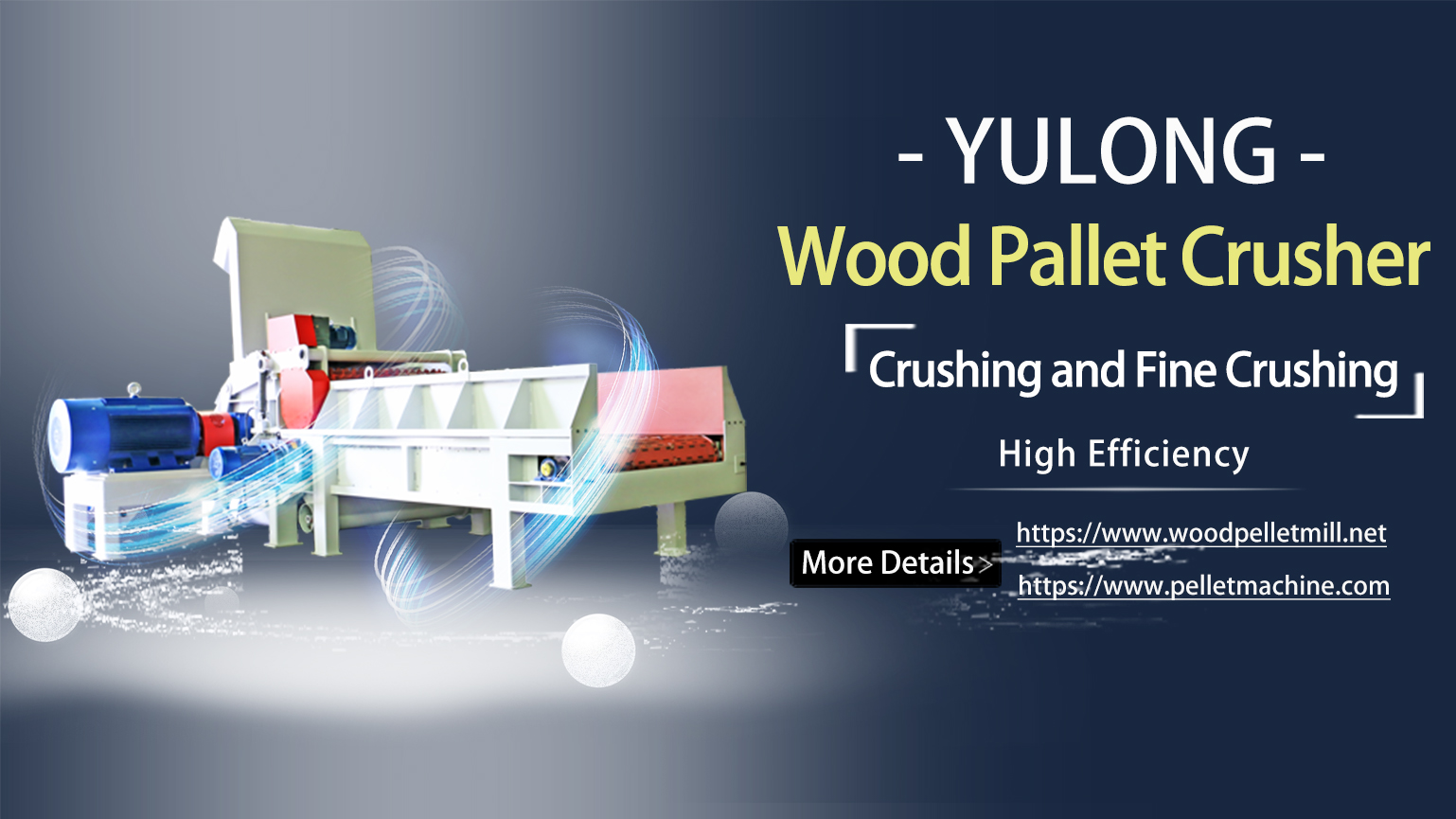 YULONG Wood Pallet Crusher | Crushing and Fine Crushing Machine ...