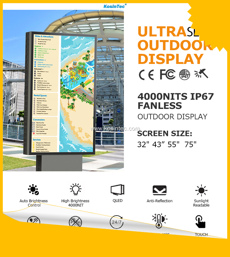KOSINTEC | New outdoor digital display board overseas market