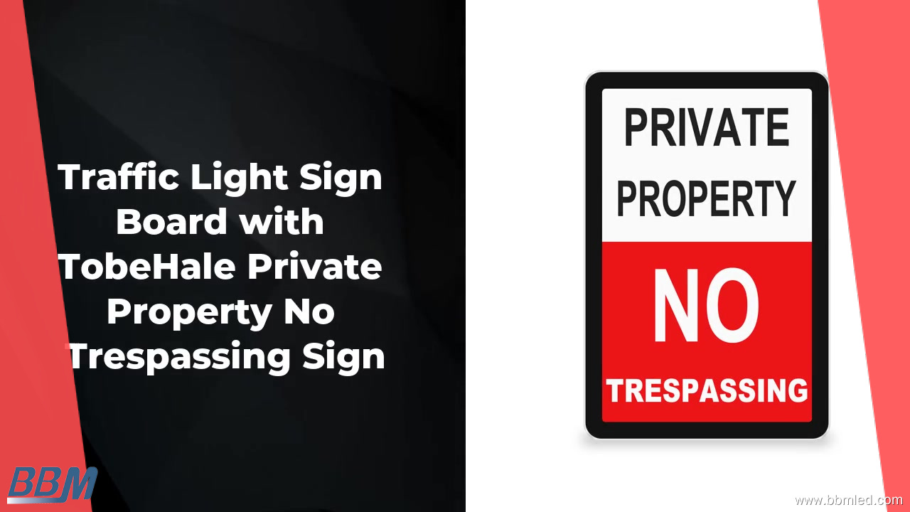 Quality light up street signs supplier | BBM Traffic Light
