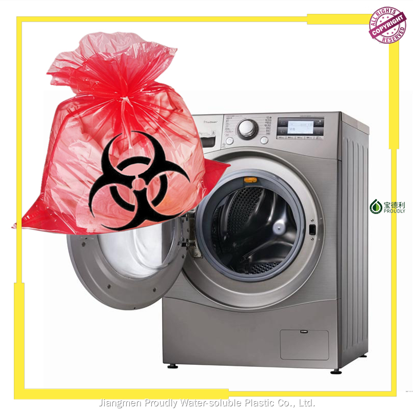 Water-Soluble Laundry Bag for Infection Control